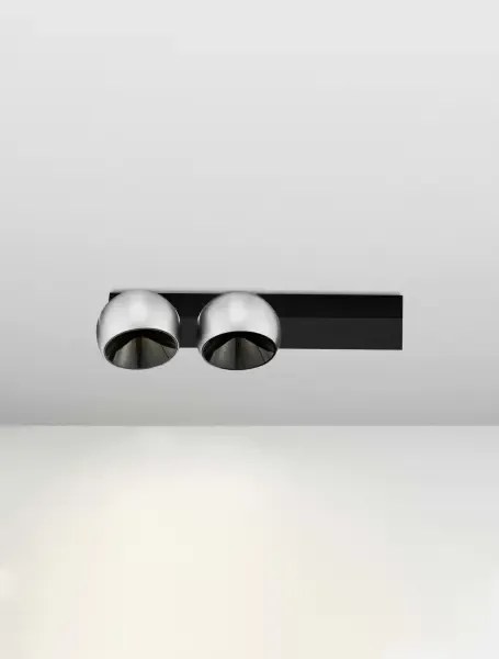 LED stmívatelné nikl moderní stropní svítidlo Lusa