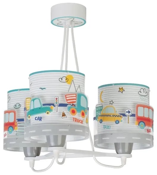 Dalber 61687 - Dětský lustr BABY TRAVEL 3xE27/60W/230V