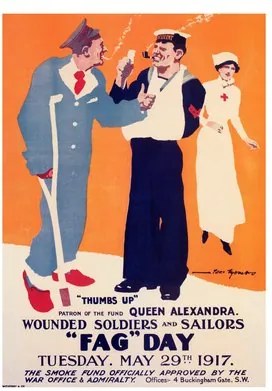 Plakát Fag Day, 1917, 30x40cm