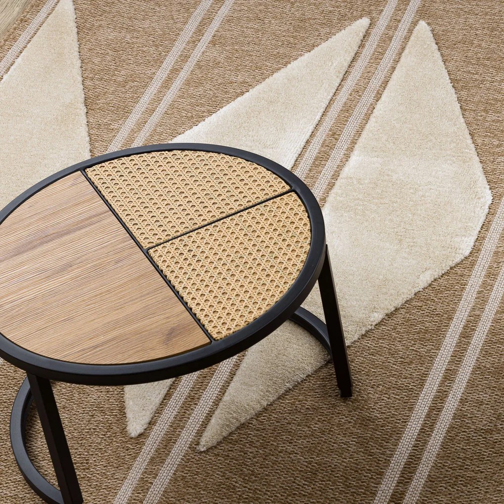 Dywany Łuszczów, Kusový koberec Spark 0698A beige/cream, 120x170, béžová, chodba / předsíň