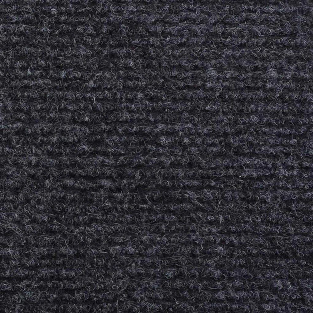 Koberec Antracitová 1,2 x 20 m Polyester 331336