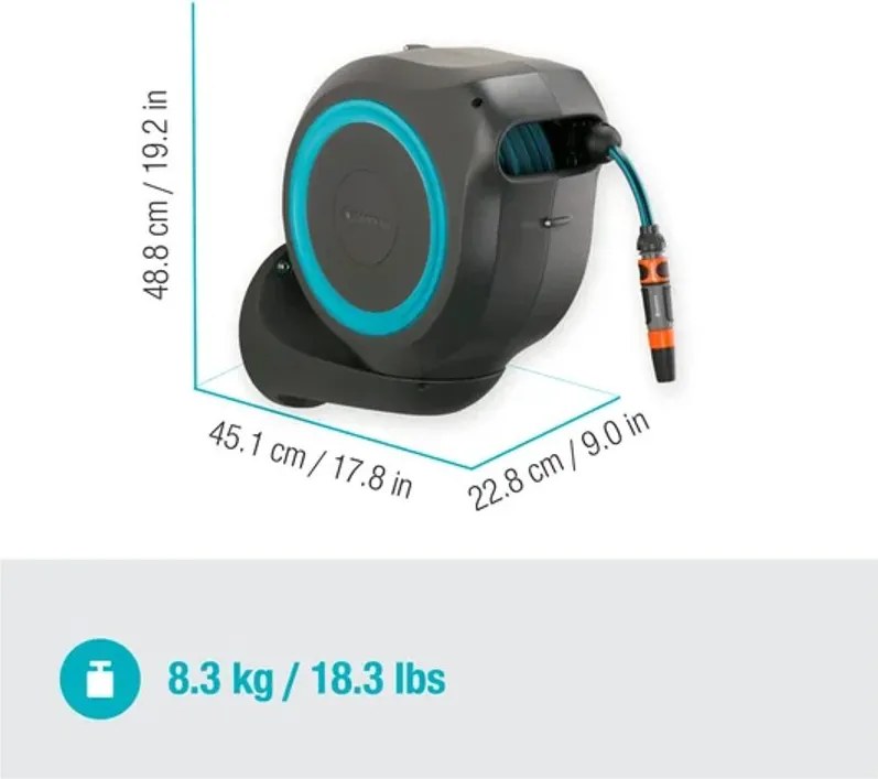 Nástěnný box na hadici Gardena RollUp M 18610-20