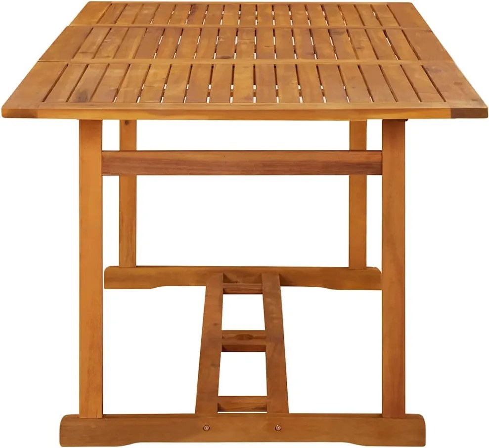 Zahradní jídelní stůl 180 x 90 x 75 cm masivní akáciové dřevo 315945