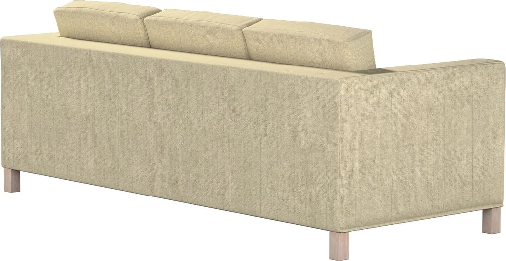 Potah na pohovku IKEA  Karlanda 3-místná nerozkládací, krátký barva béžová látka pletený vzor