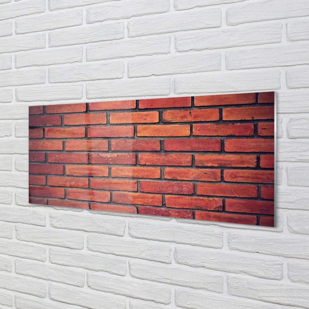 akrylový obraz Cihla kamenná zeď 120x60 cm