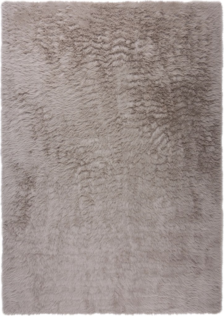 Kusový koberec Alpine Faux Fur Soft Grey, 80x150, šedá, obývacia izba, Flair Rugs