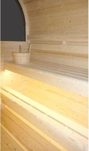 RAKOUSKÝ produkt - Venkovní sauna HANKO pro 6 osob 210 x 180 x 210cm ( F60180 )