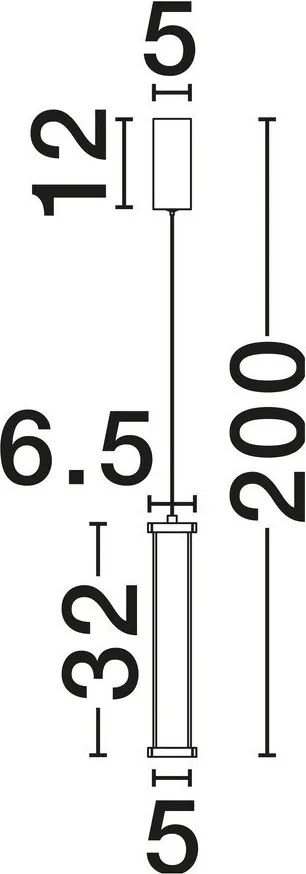 Matně černé/v matně stříbrné barvě kovové LED stmívatelné závěsné svítidlo se stínidlem z akrylového skla ø 6 cm Pheme – Nova Luce