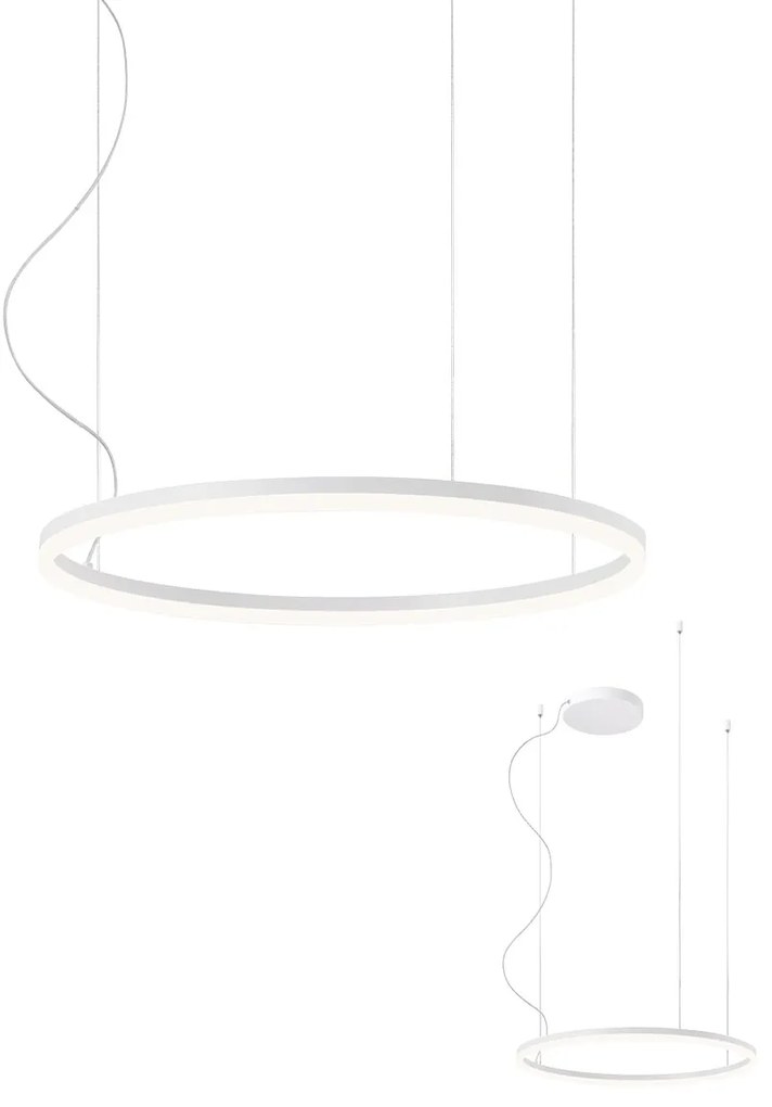 Redo Závěsné LED svítidlo ORBIT ø 100 cm, 3000K Barva: Bílá