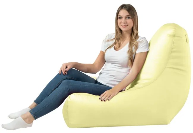 Křeslo Bali ekokůže perleťové