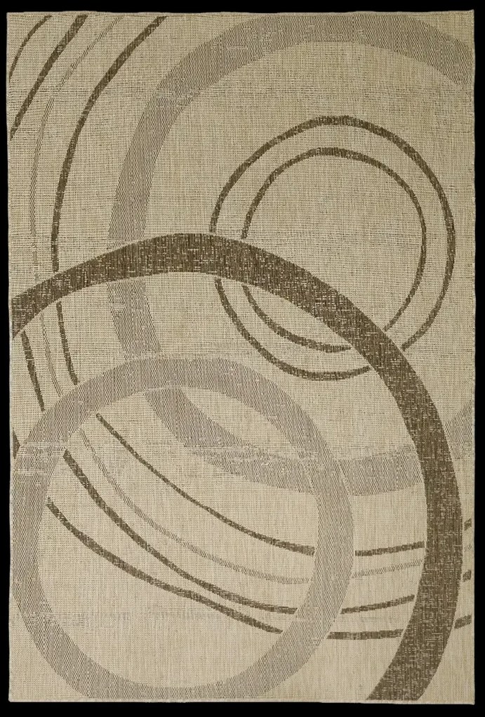 BE Koberec Eqos 0003 BEIGE - béžový obdélníkový Rozměr: 120x180 cm