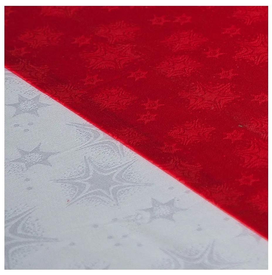 Veba běhoun garbo vánoční hvězda - bílá 40x180