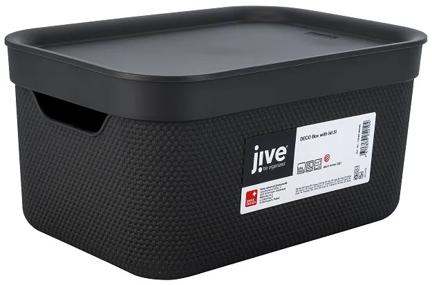 Rotho JIVE DECO úložný box 5L - antracit