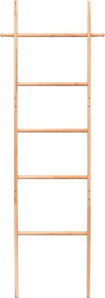 vidaXL Žebřík na ručníky 170 cm masivní ořechové dřevo [350375]