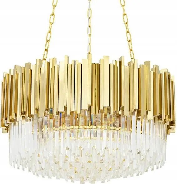 Závěsná lampa Imperial DW-D5688S.GOLD glamour zlaté řetězy