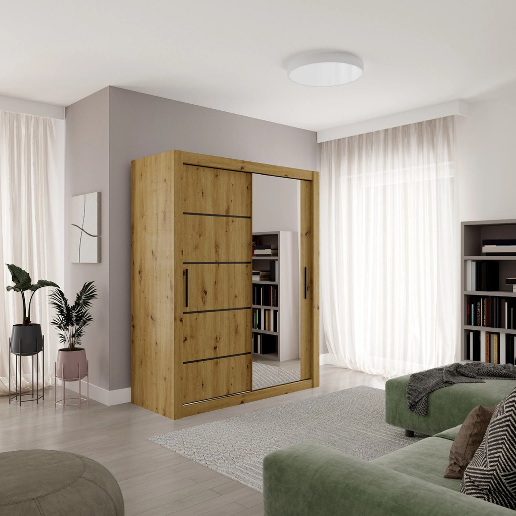 ADRK Furniture Posuvná skříň MOX 160 ADRK-SW-MOX-160-A