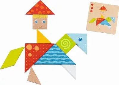 GOKI Barevný Tangram / od 3 let