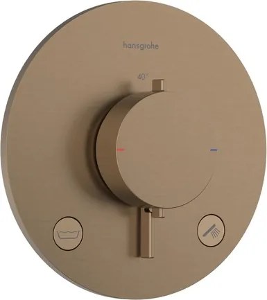 Hansgrohe Ecostat Comfort S sprchová a vanová baterie bez podomítkového tělesa kartáčovaný bronz 33718140