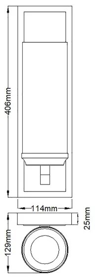Feiss FE-AMALIA1-LBATH -LED Koupelnové svítidlo AMALIA 1xG9/3,5W/230V IP44 chrom