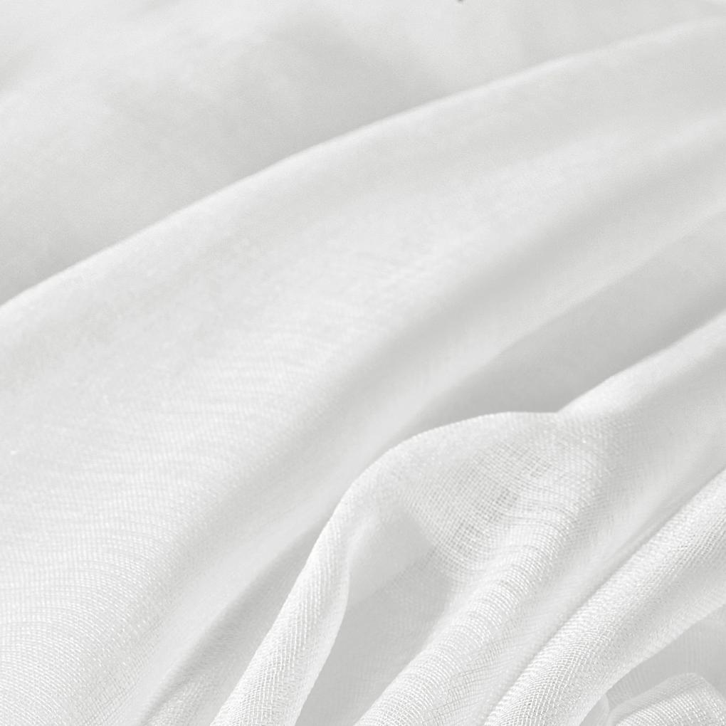 Room99 Záclona na kroužcích Novelia Barva: Bílá, Velikost: 250 x 250 cm