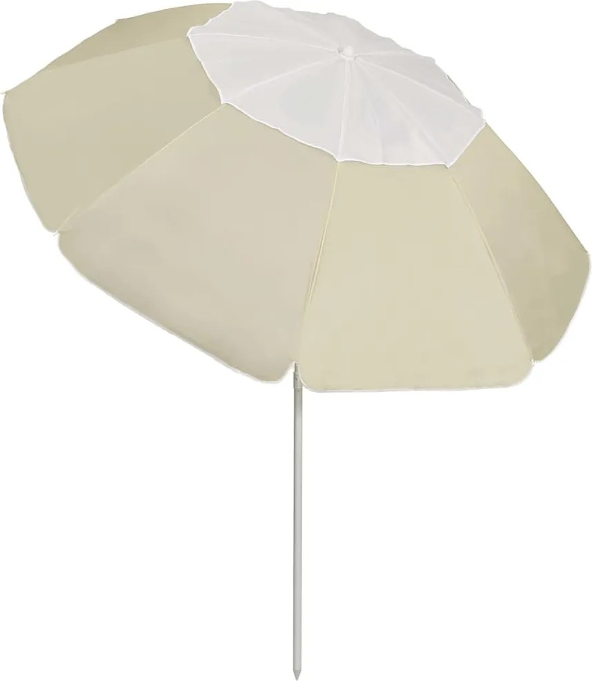 Plážový slunečník pískově žlutý 300 cm 314715