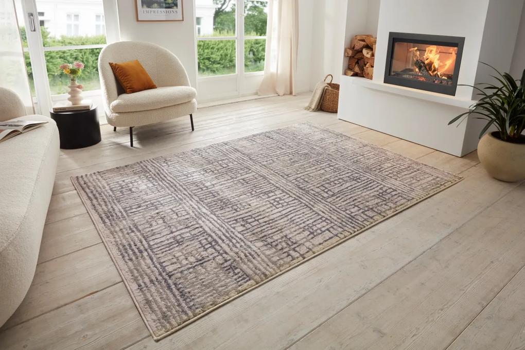 Hanse Home Collection koberce Kusový koberec Terrain 105602 Sole Cream Grey ROZMĚR: 240x340