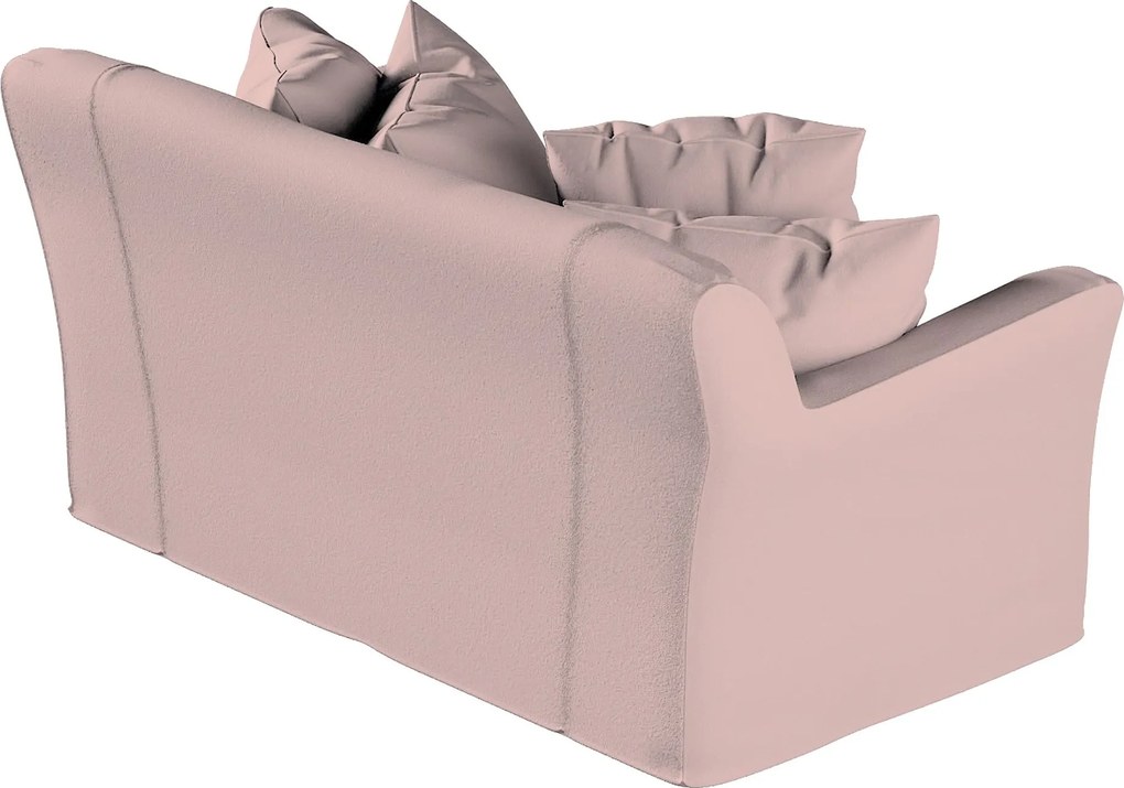 Potah na pohovku IKEA Tomelilla 2-místná nerozkládací barva růžová látka pletený vzor