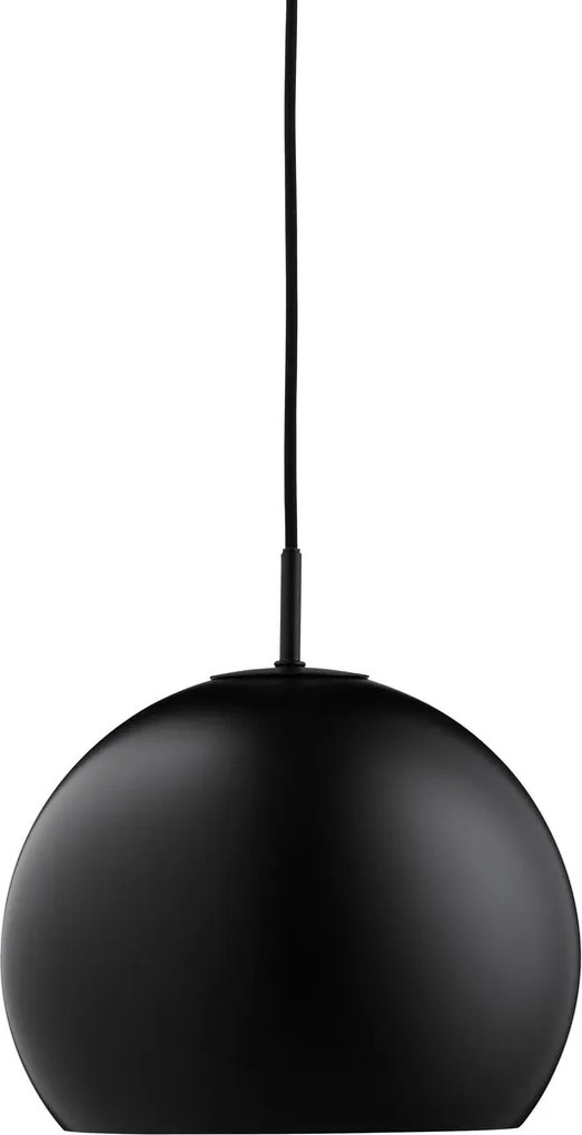 FRANDSEN - Závěsná lampa Ball, 25 cm, matná černá