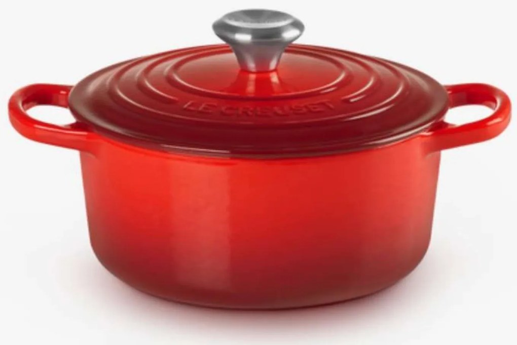 Le Creuset Signature - Pekáč kruhový s poklicí, objem 1,8 l, cerise 21177180602430