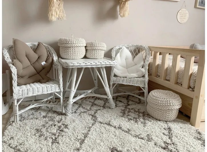 Dywany Łuszczów, Kusový koberec Berber Fez G0535 cream and brown, 120x170, béžová, ložnice