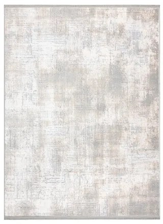 Moderní koberec TULS strukturální, střapce 51231 Vintage slonová kost