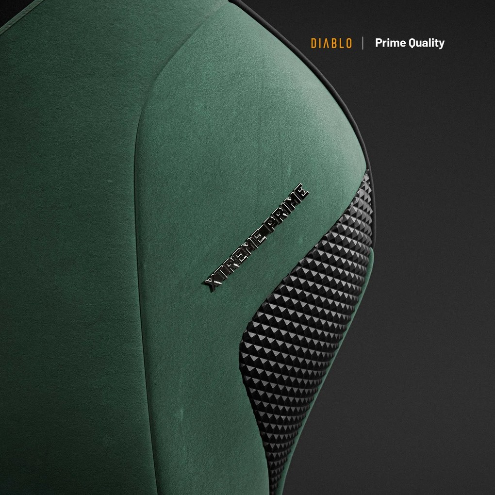 Herní židle zelené Normal Size: Diablo X-One Prime Forest Green