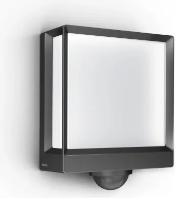 LED venkovní nástěnné svítidlo Steinel L 40 SC antracit 085247 12,9W 1057lm 3000K s pohybovým čidlem