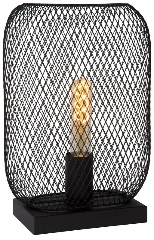 LUCIDE Stolní lampa MESH  1xE27 - Black