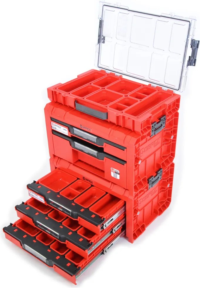 QBRICK SYSTEM PRO Expert RED HD Zásuvkový organizér 3