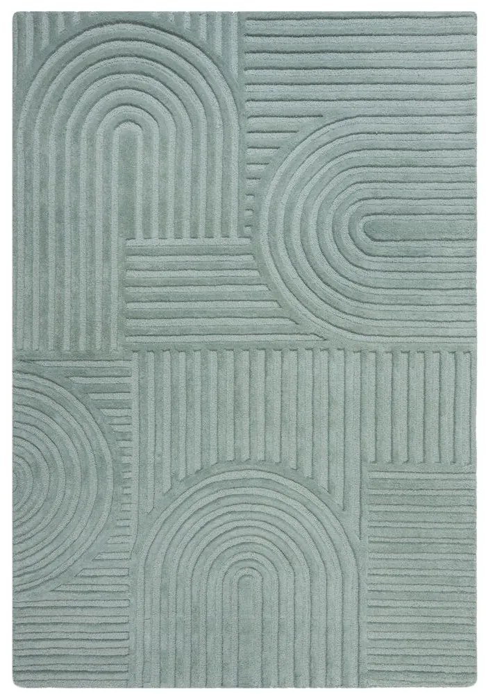 Flair Rugs koberce Kusový koberec Solace Zen Garden Duck Egg - 120x170 cm