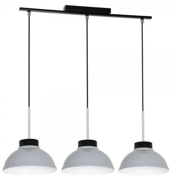 Luminex Závěsné svítidlo FACTOR GREY 3xE27/60W/230V LU6167