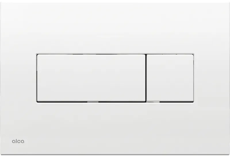 Ovládací tlačítko Alcadrain (Alcaplast) pro předstěnové instalační systémy, bílá-lesk M370