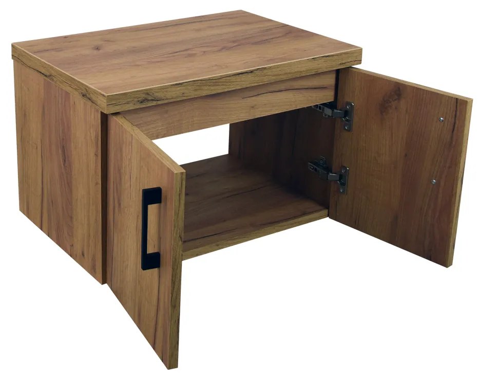 Comodo Koupelnová skříňka pod deskové umyvadlo Agria II GO 60-HD - zlatý dub/zlatý dub