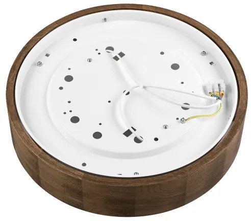 Brilagi - LED Stropní svítidlo CARVALHO 2xE27/15W/230V dub ořech pr. 37 cm