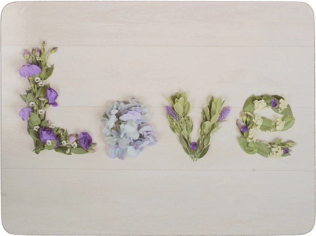 Creative Tops Everyday Home Floral Love Korkové prostírání 29 x 21,5 cm