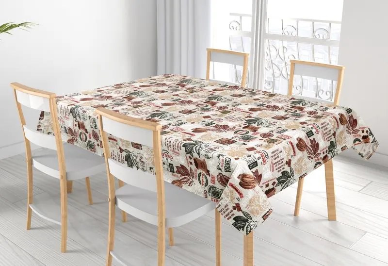 Bellatex Ubrus EMA Béžová,Hnědá 100x100 cm