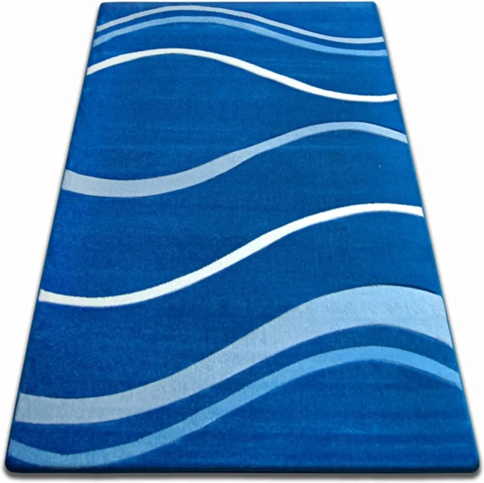 Kusový koberec Tiga modrý, Velikosti 180x270cm