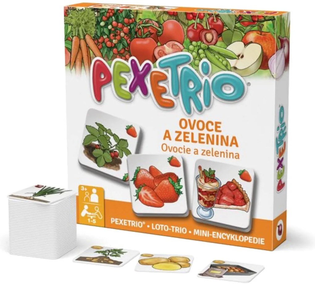 EFKO Hra Pexetrio Ovoce a zelenina 36 dílků *SPOLEČENSKÉ HRY* ef8840