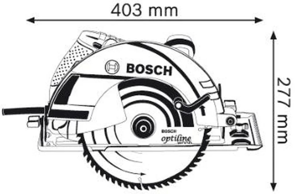 BOSCH GKS 235 Turbo PROFESSIONAL Okružní pila, 06015A2001