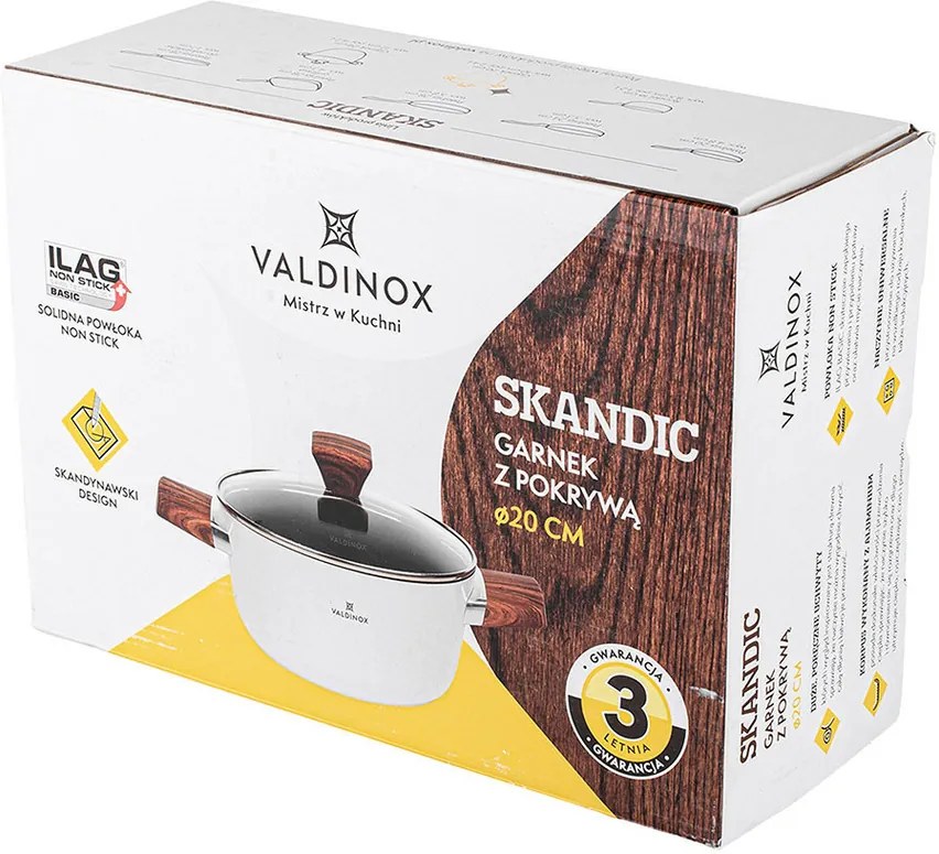 Valdinox Skandic Hrnec s poklicí, 20 cm