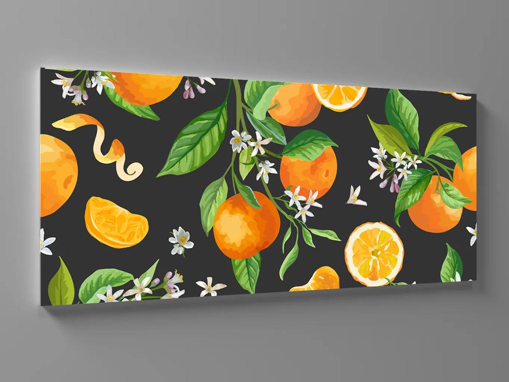 Liox XXL Obraz zatiší citrusů Rozměr: 300 x 150 cm