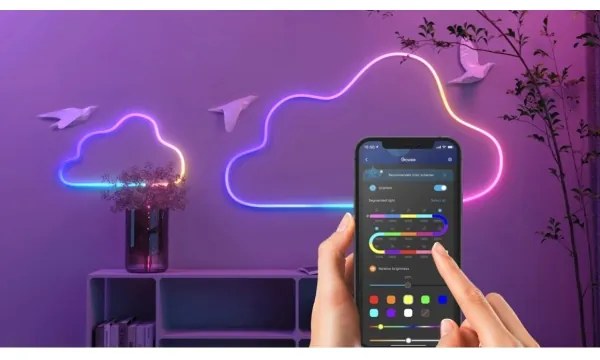 Govee - Neon SMART ohebný LED pásek RGBIC 2m Wi-Fi IP67