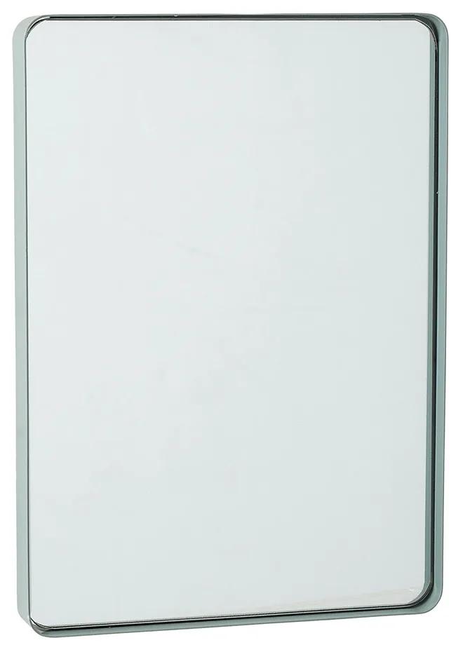 Bloomingville Obdélníkové zrcadlo s mátově zeleným rámem 35x25 cm