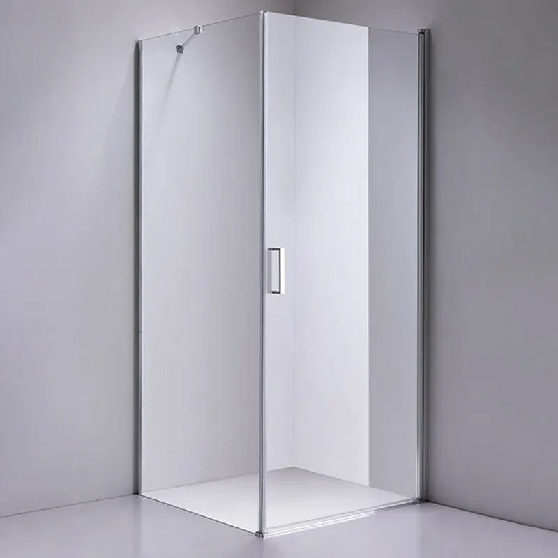 BPS-koupelny Čtvercový sprchový kout HYD-SK-ZAR-900 90x90 chrom/transparent - bez vaničky
